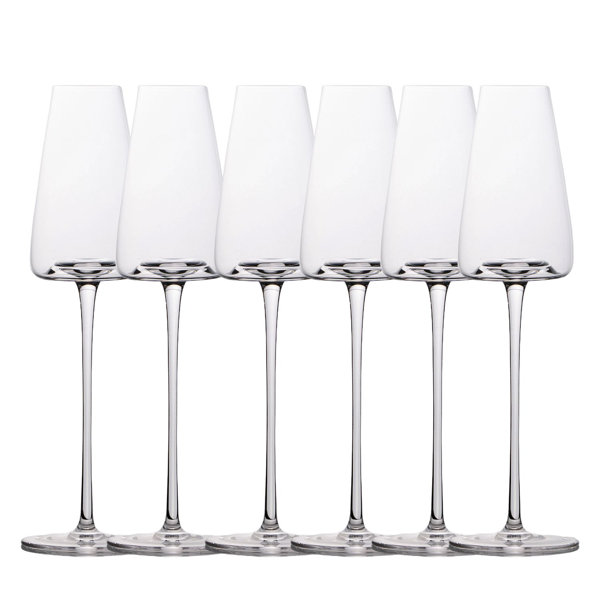 Metro Lane Champagner Sekt Glas Set 220 Ml Prosecco Gläser Spülmaschinenfest Transparent ...